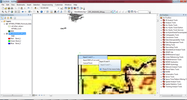 Georreferenciar imagen con ArcGIS – GEASIG