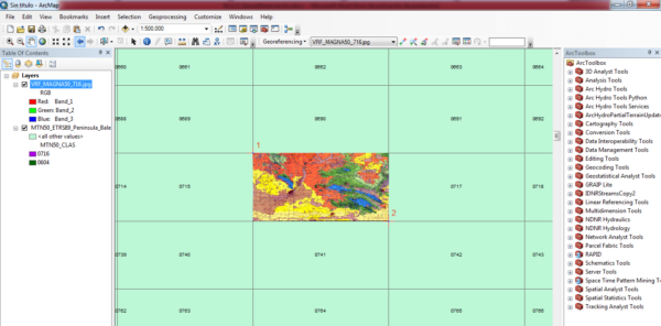 Georreferenciar imagen con ArcGIS – GEASIG
