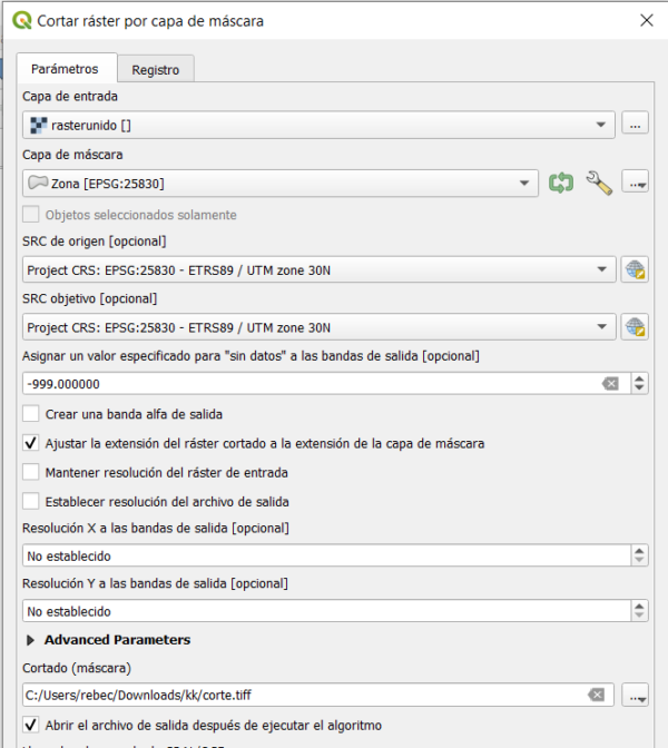 Unión de raster con QGIS – GEASIG